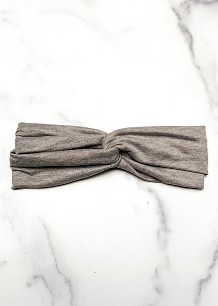 Heather Gray Loop Headband – MandaBees Headbands