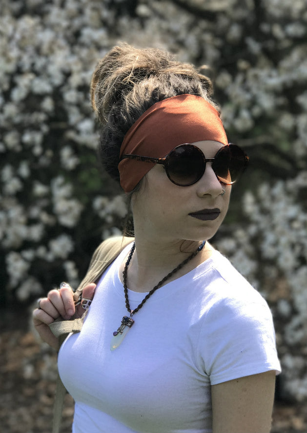 Copper No Slip Yoga Headband | MandaBees – MandaBees Headbands